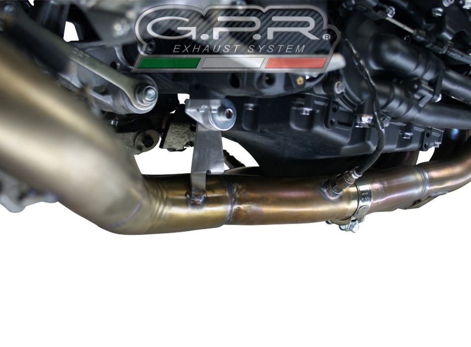 GPR exhaust compatible with Yamaha FZ-10 2016-2024, Furore Nero, Mid ...