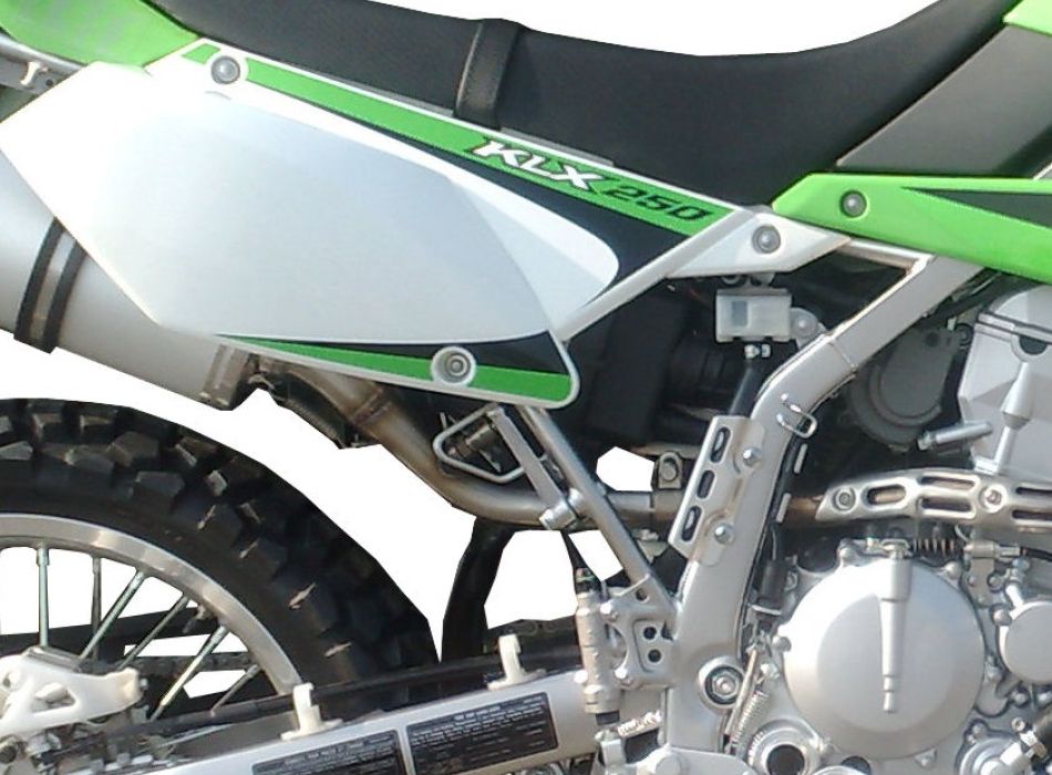Esapament GPR compatibil cu Kawasaki KLX 250 S 2018 Sistem complet de ...