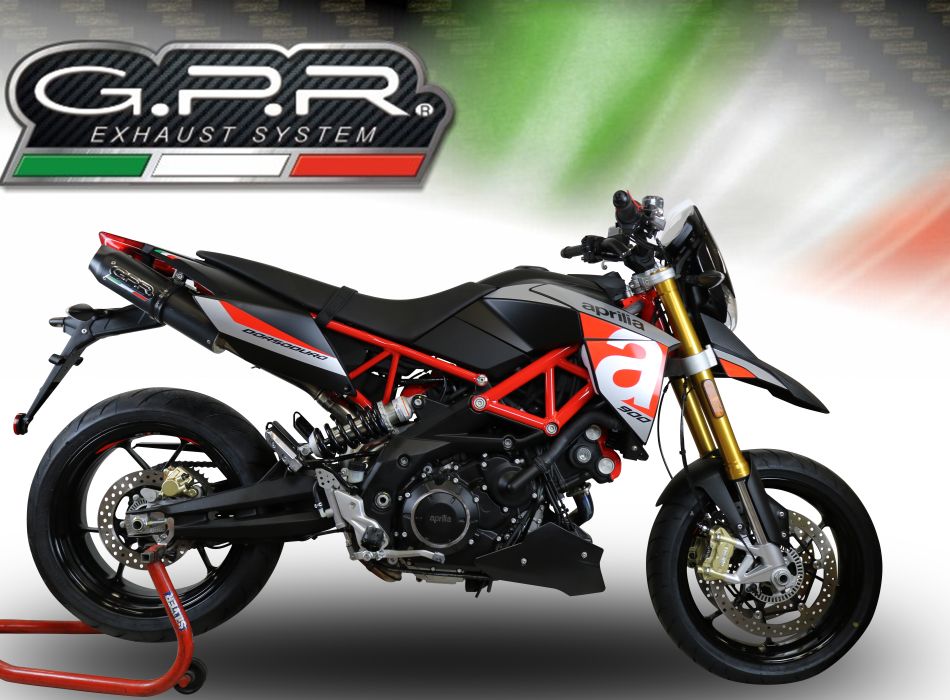 Esapament GPR compatibil cu Aprilia Shiver 900 2017 Evacuare cu dublă ...